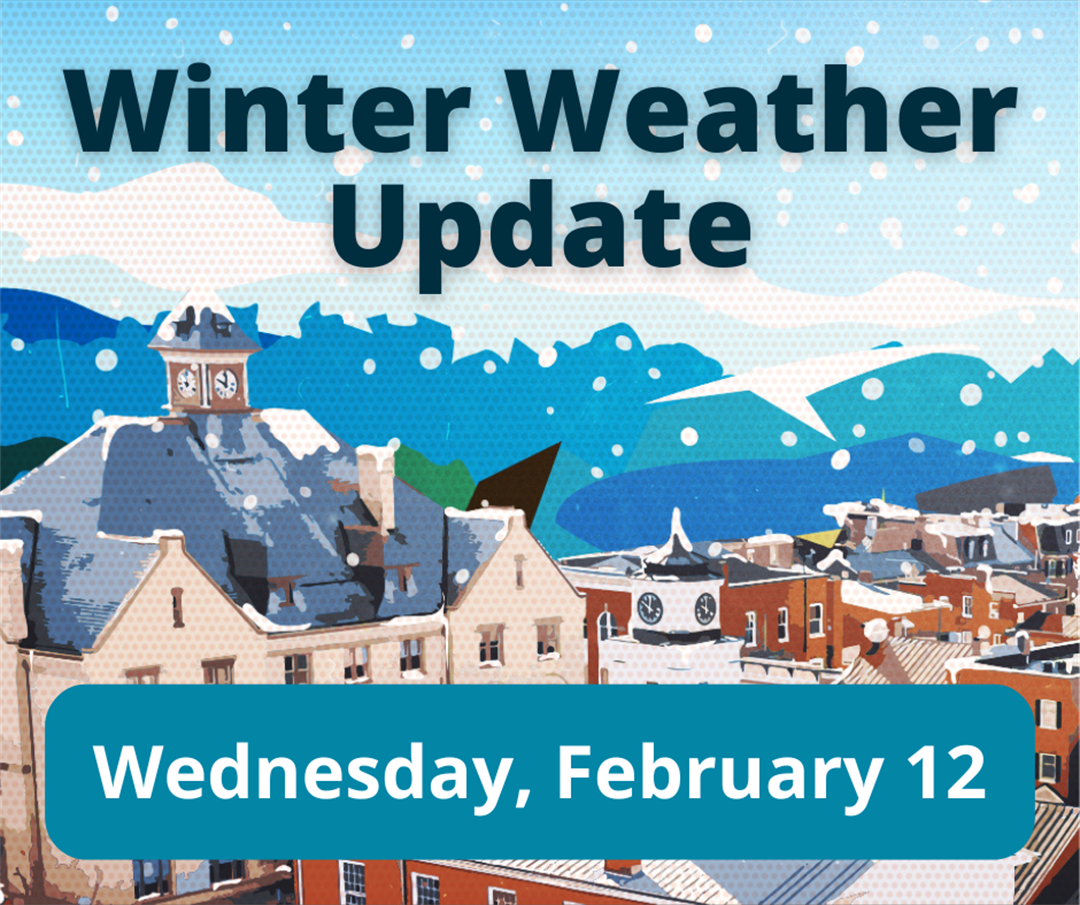 Winter Weather Update February 12 2025 - City of Winchester, VA