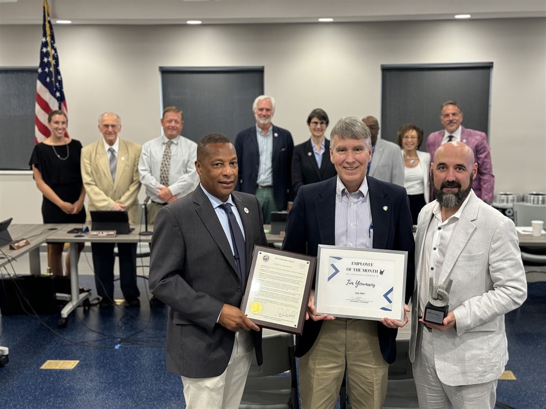 Tim Youmans Honored as Employee of the Month - City of Winchester, VA